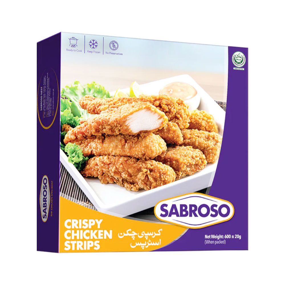 SABROSO CRISPY CHICKEN STRIPS 600 GM – Aster-supermarket