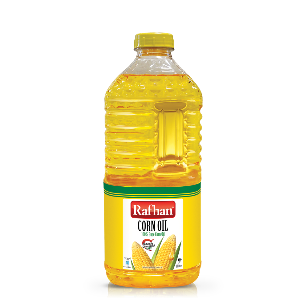 RAFHAN CORN OIL BOTTLE 3 LTR – Aster-supermarket
