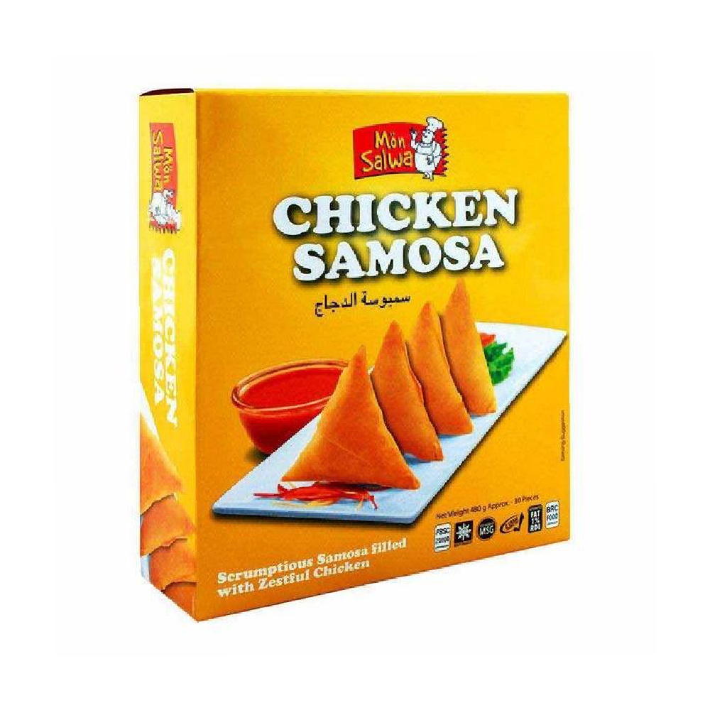 MANO SALWA CHICKEN SAMOSA 30 PCS 480 GM – Aster-supermarket